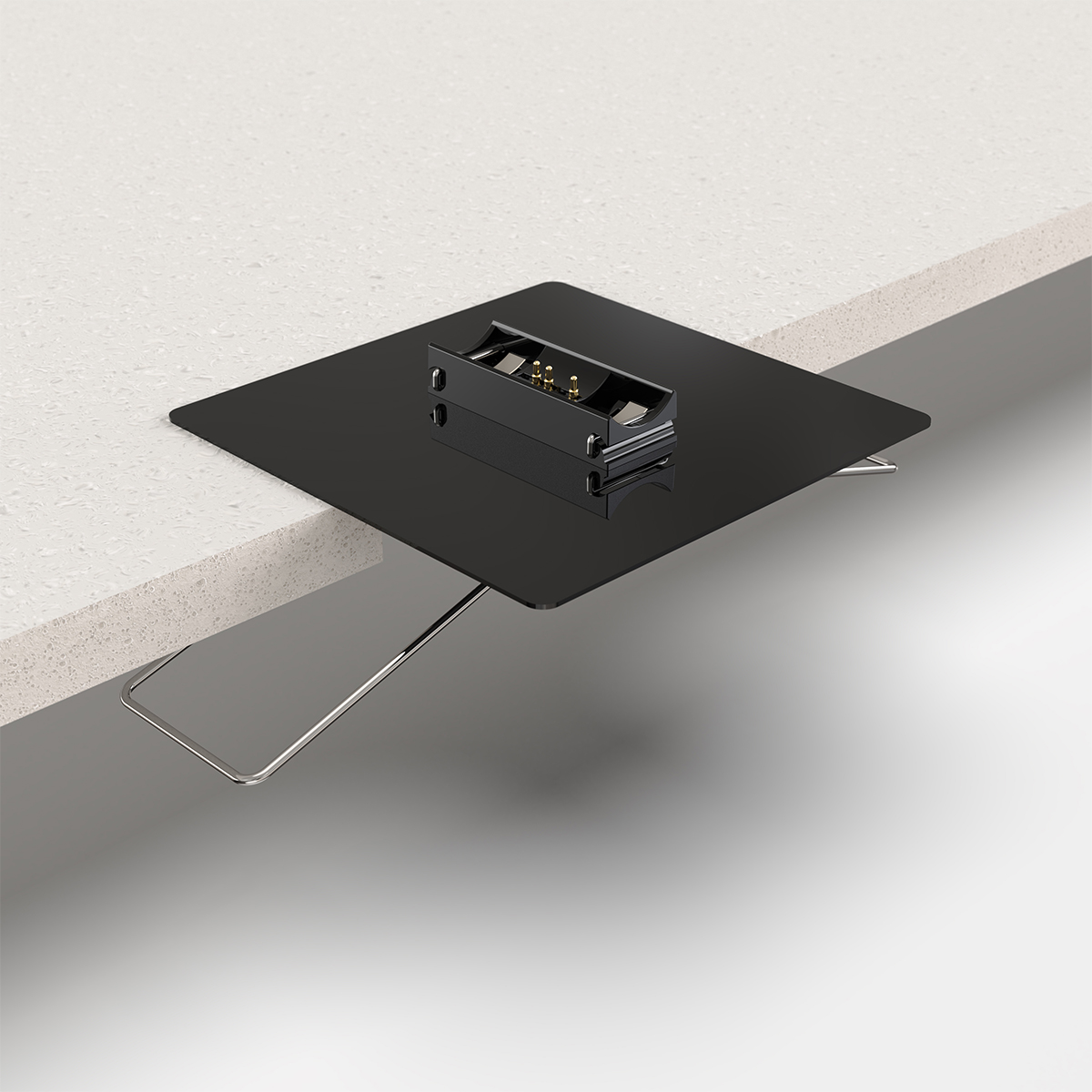 Lumami DOWNLIGHT for constant current in 85mm square and black - apl